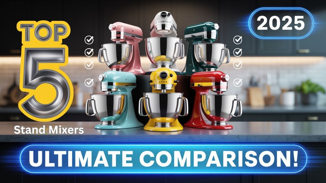 In-Depth Reviews & Top Picks - Top 5 Best Stand Mixers In 2025! - YouTube