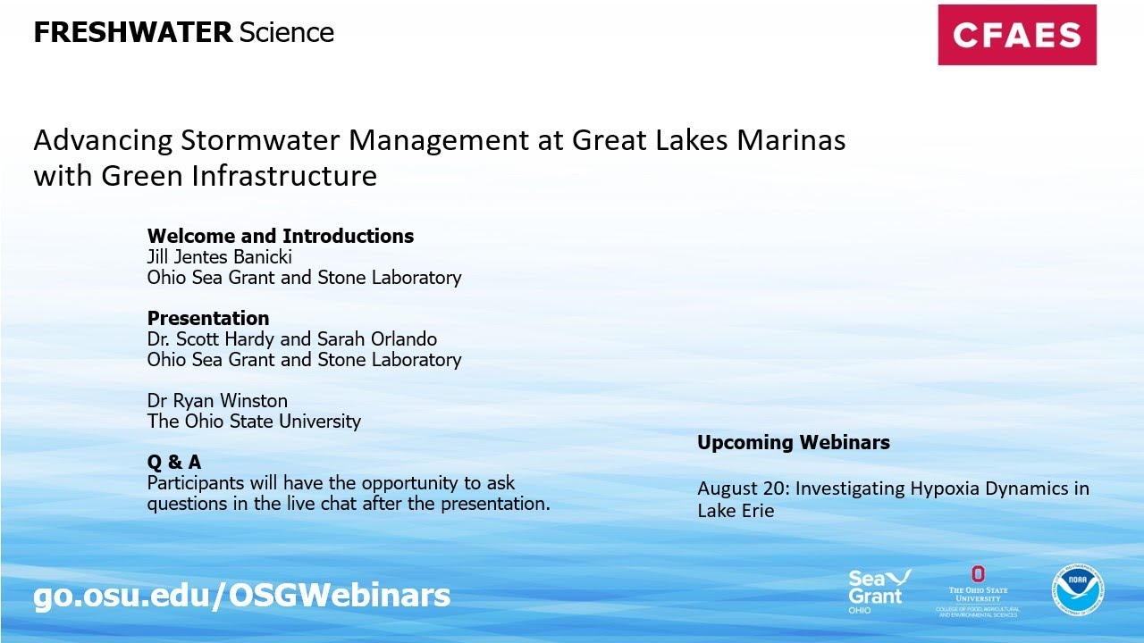 Freshwater Science: Advancing Stormwater Management at Great Lakes ...