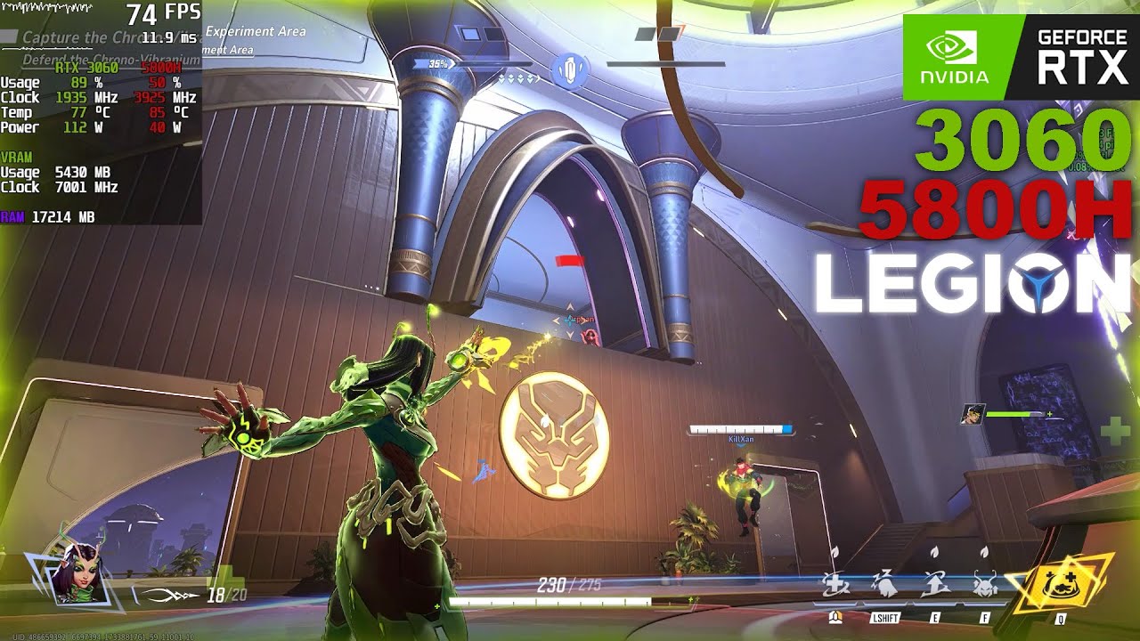 Marvel Rivals - High Preset / Legion 5 / RTX 3060 / Ryzen 7 5800H - YouTube