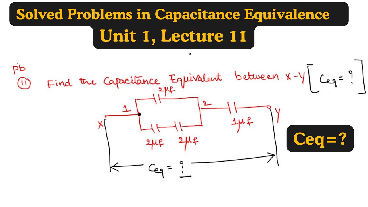 Solved problems on Capacitance Reduction - YouTube