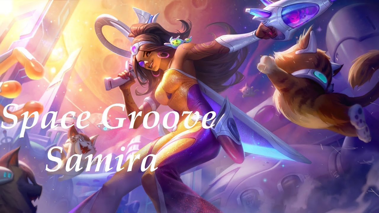 Space Groove Samira Skin Spotlight | Pre-Release | PBE Review | League ...