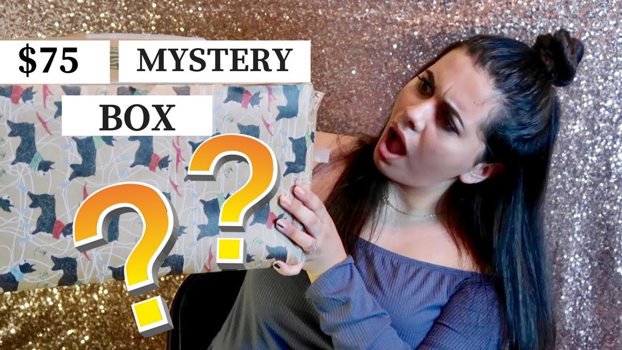 UNBOXING A $75 MYSTERY BOX?!?! - YouTube