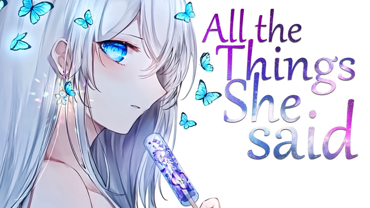 Nightcore All The Things She Said - Seraphine (t.a.T.u. Cover) - YouTube