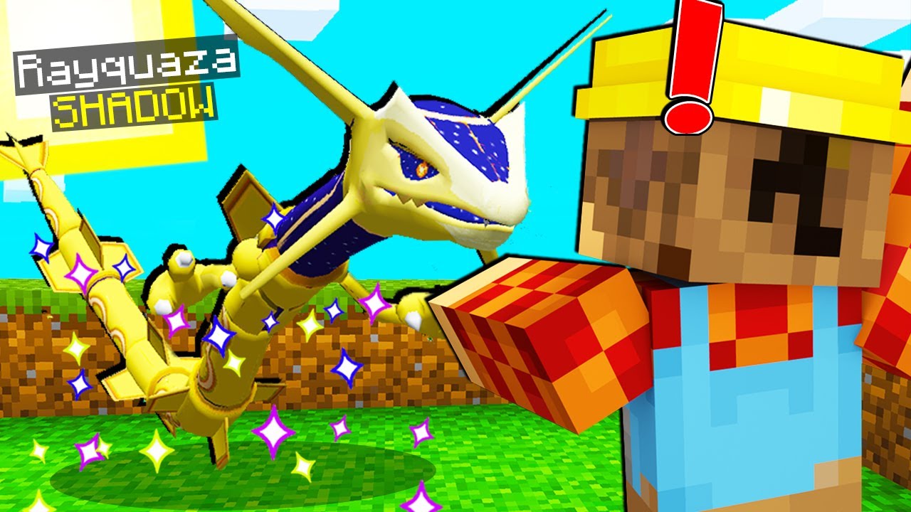 SCONFIGGO RAYQUAZA SHADOW NELLA PIXELMON SU MINECRAFT ITA!! - YouTube