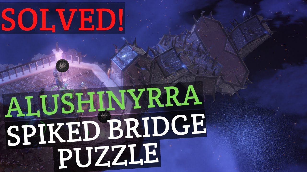 Spiked Bridge Puzzle Pathfinder Wrath of the Righteous Alushinyrra ...