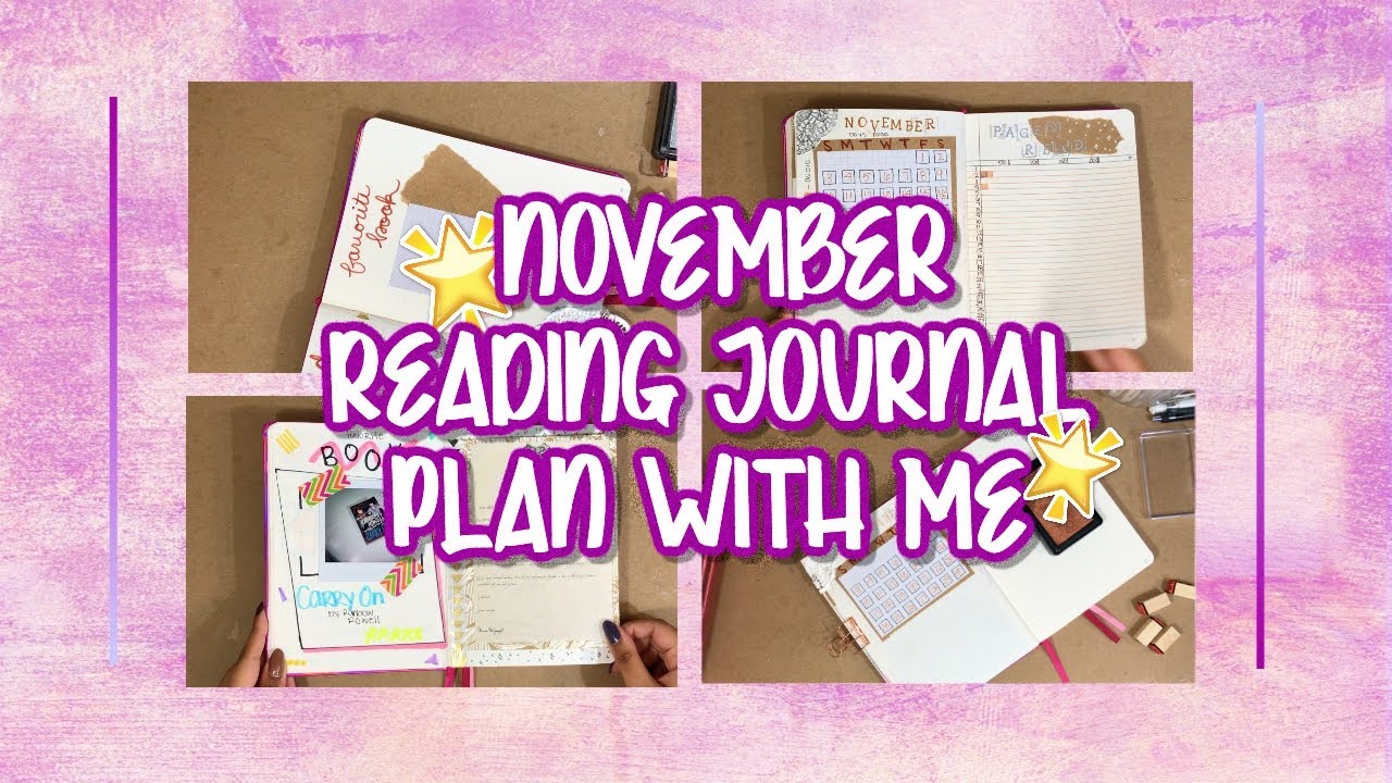 November Reading Journal Plan With Me ~ keeping it simple *:･ﾟ - YouTube
