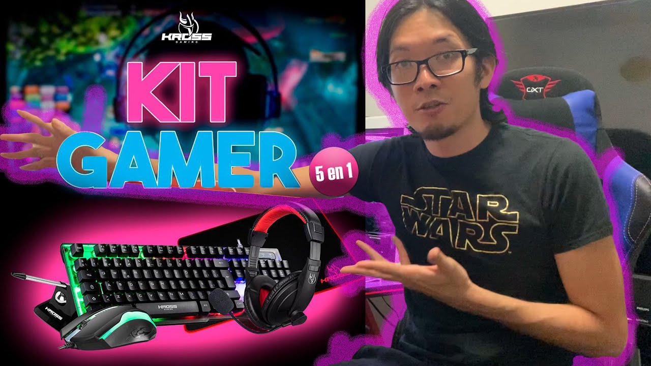 Kit Gamer 5 en 1 Kross Gaming (Unboxing) - YouTube