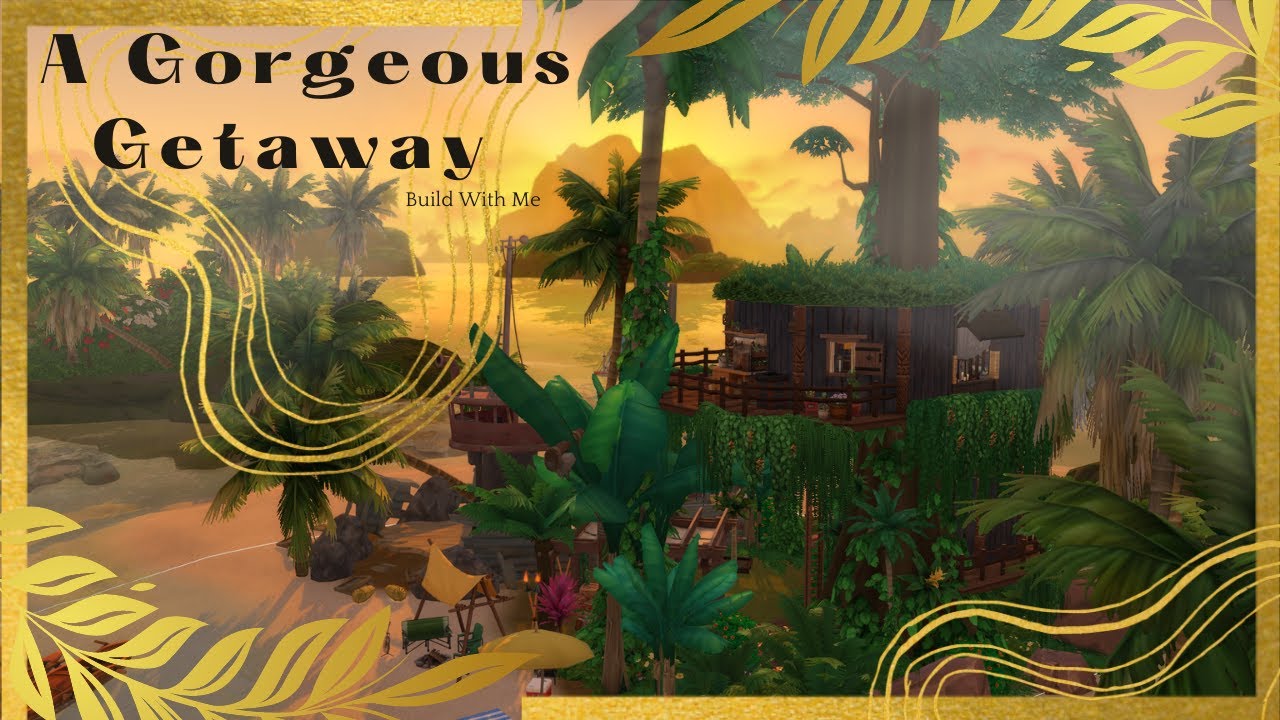 The Sims 4 Tarzan Inspired Tree House Build - YouTube