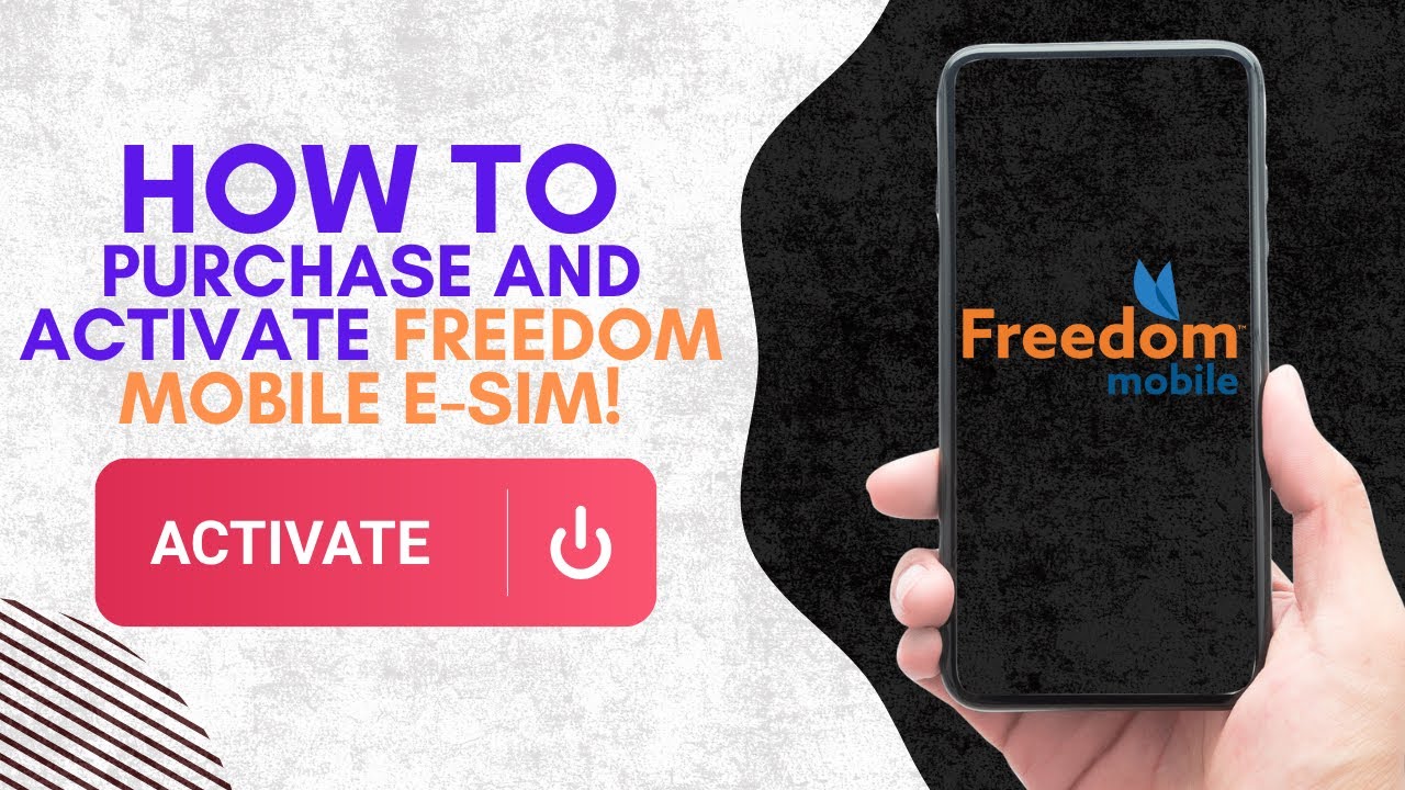 How to Purchase and Activate Freedom Mobile E-Sim! IN 2025 - YouTube