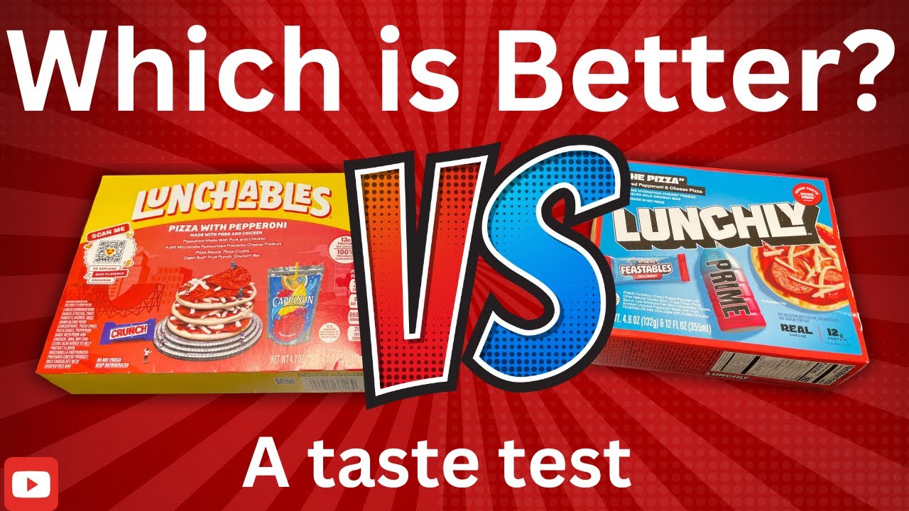 Lunchly vs Lunchables — Which is Better? | Pepperoni Pizza | Smoky ...