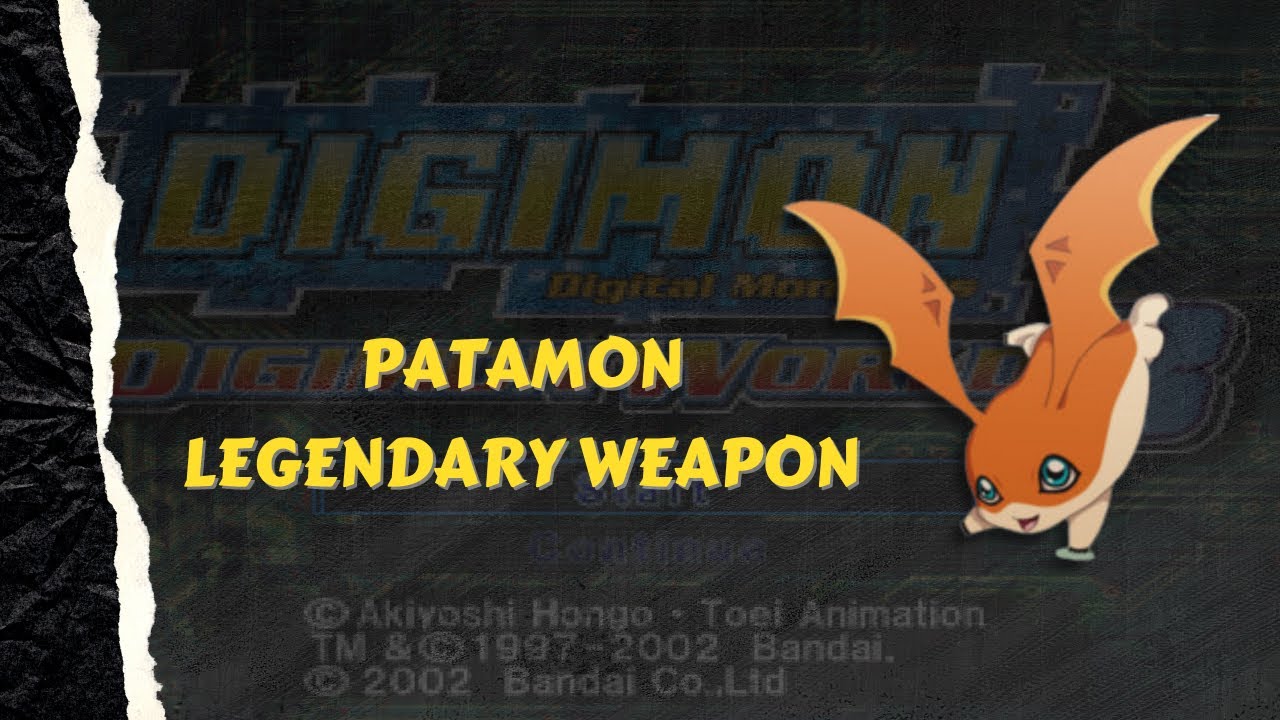 Digimon World 3 (120fps) Patamon Legendary Weapon + Signature Item ...