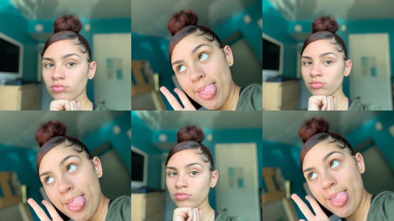 Slick Top Knot Bun . - YouTube