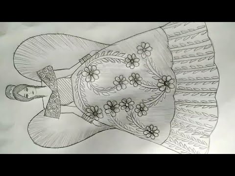 Beautiful pari girl drawing !! pari ka Chitra !! - YouTube