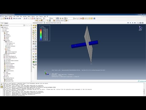 AEM 535 HW-7 Taylor Impact Test Simulation - YouTube