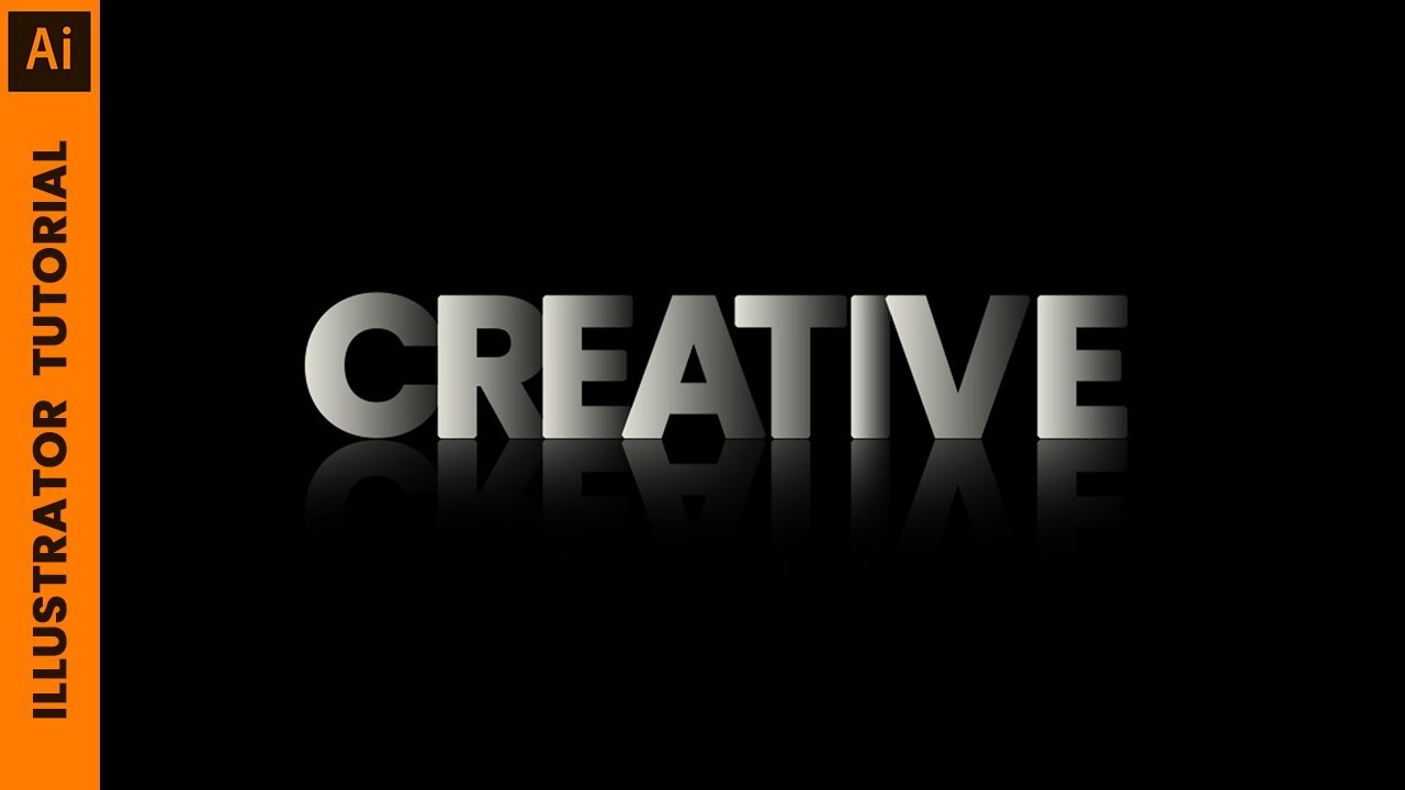Creative Overlaping Text Shadow Effect In Illustrator | Illustrator ...