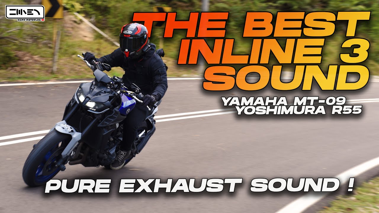 WEEKEND IS FINALLY HERE ! Yamaha MT-09 + Yoshimura R55 Pure Sound [4K ...