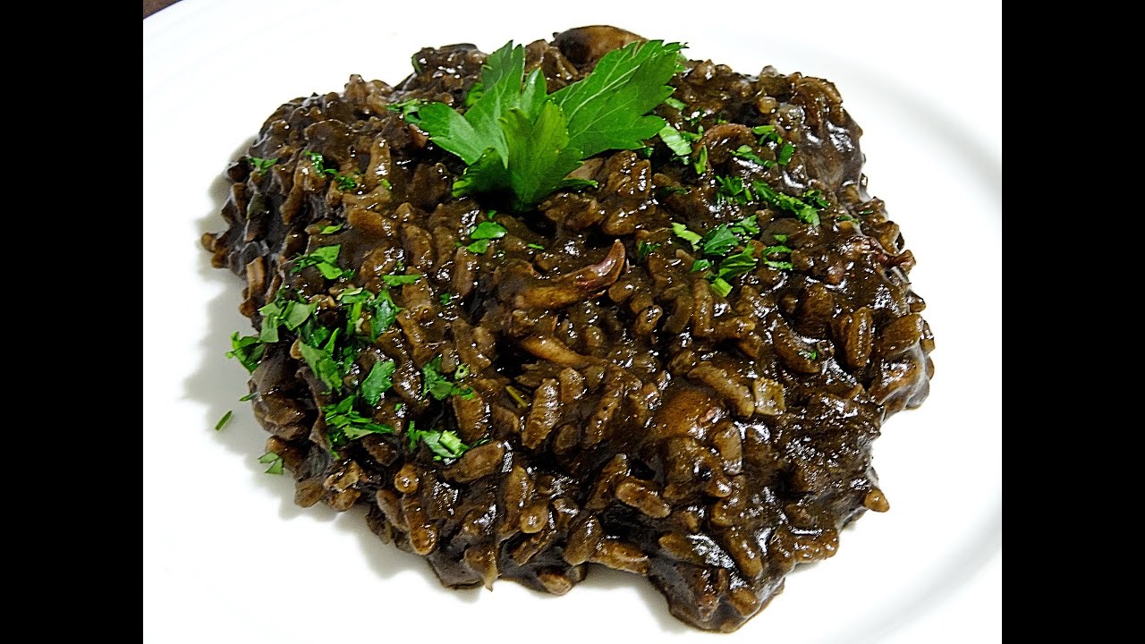 CRNI RIŽOTO OD SIPE - MALIH SIPA | NAJBOLJI TRADICIONALNI DALMATINSKI ...