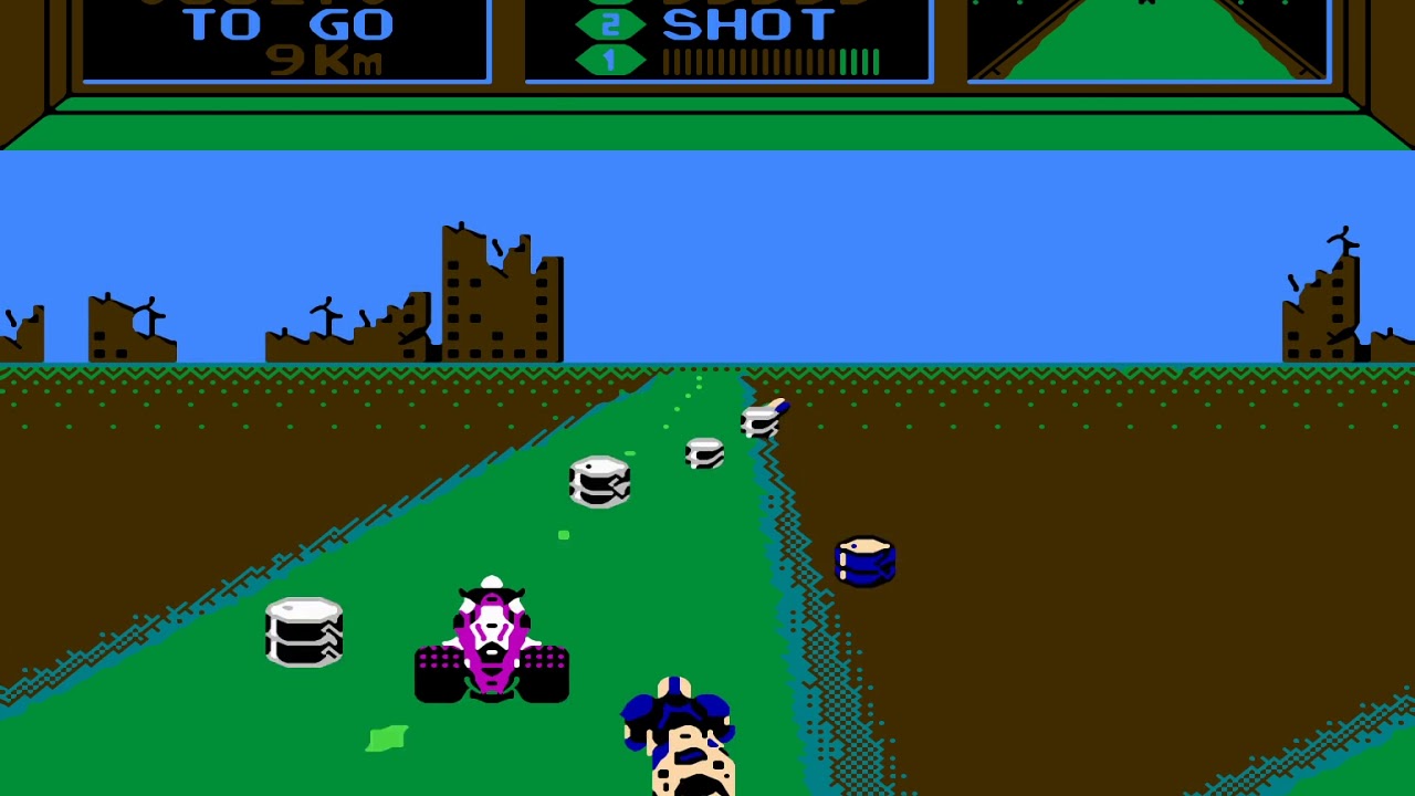 Mach Rider [NES] FULL Walkthrough - Gameplay [Smooth Filter] - YouTube