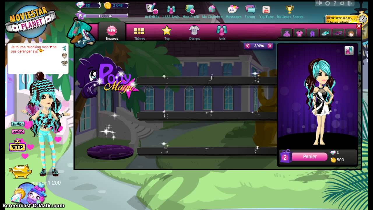 ♥Relooking Msp Vip Sur moi-meme♥ -1 Je Parle ! xD - YouTube