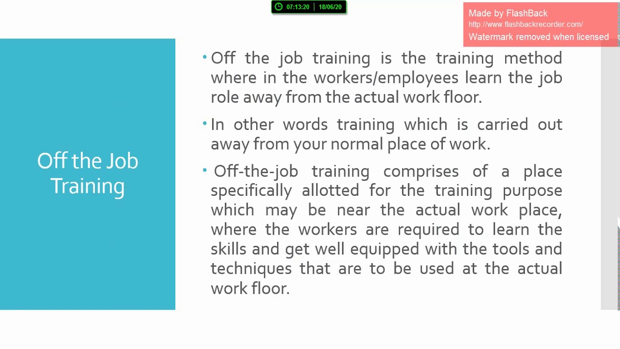 Employee Training Methods