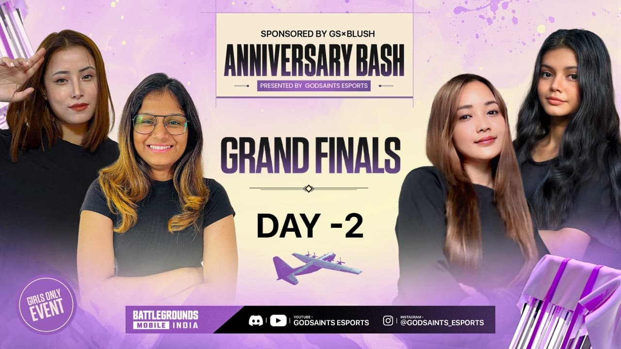 [HINDI] Anniversary Bash | Grand Finals Day - 02 | #BGMI #GAMING #ESPORTS #INDIAN #MOBILE #PUBG ...