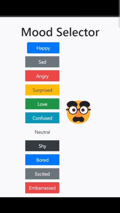 Smiley mood animation using html css bootstrap #shorts #viralnow #coding #webdesign # ...