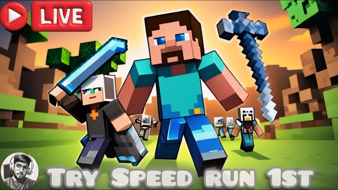 Live! Minecraft Speedrun Challenge: Racing Against Time to Beat the ...