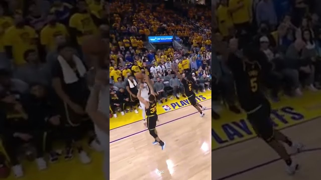Steph Curry Gets a BLOCK! 😱 - YouTube