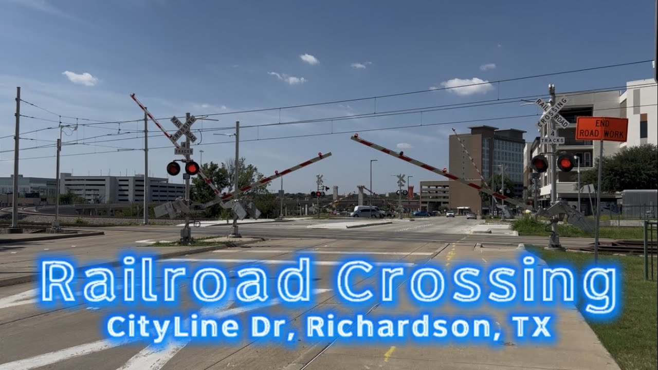Railroad Crossing | CityLine Dr, Richardson, TX (East Side) - YouTube