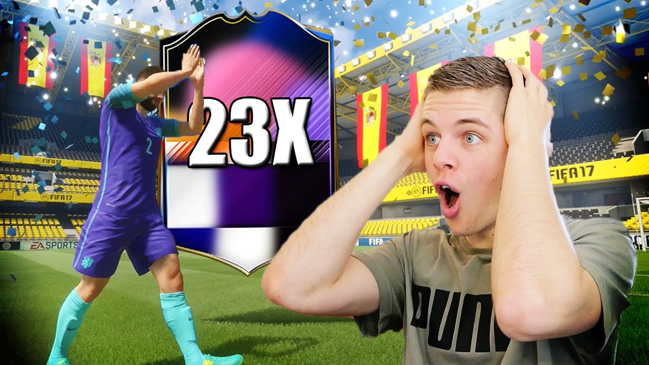 BESTE FIFA 17 PACK OPENING!! 23 SPECIAL CARDS! - YouTube