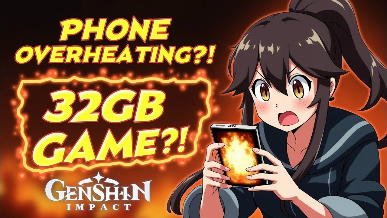 "My Phone Almost Exploded?! First Time Playing a 32GB Game on Android! (Genshin Impact)" - YouTube