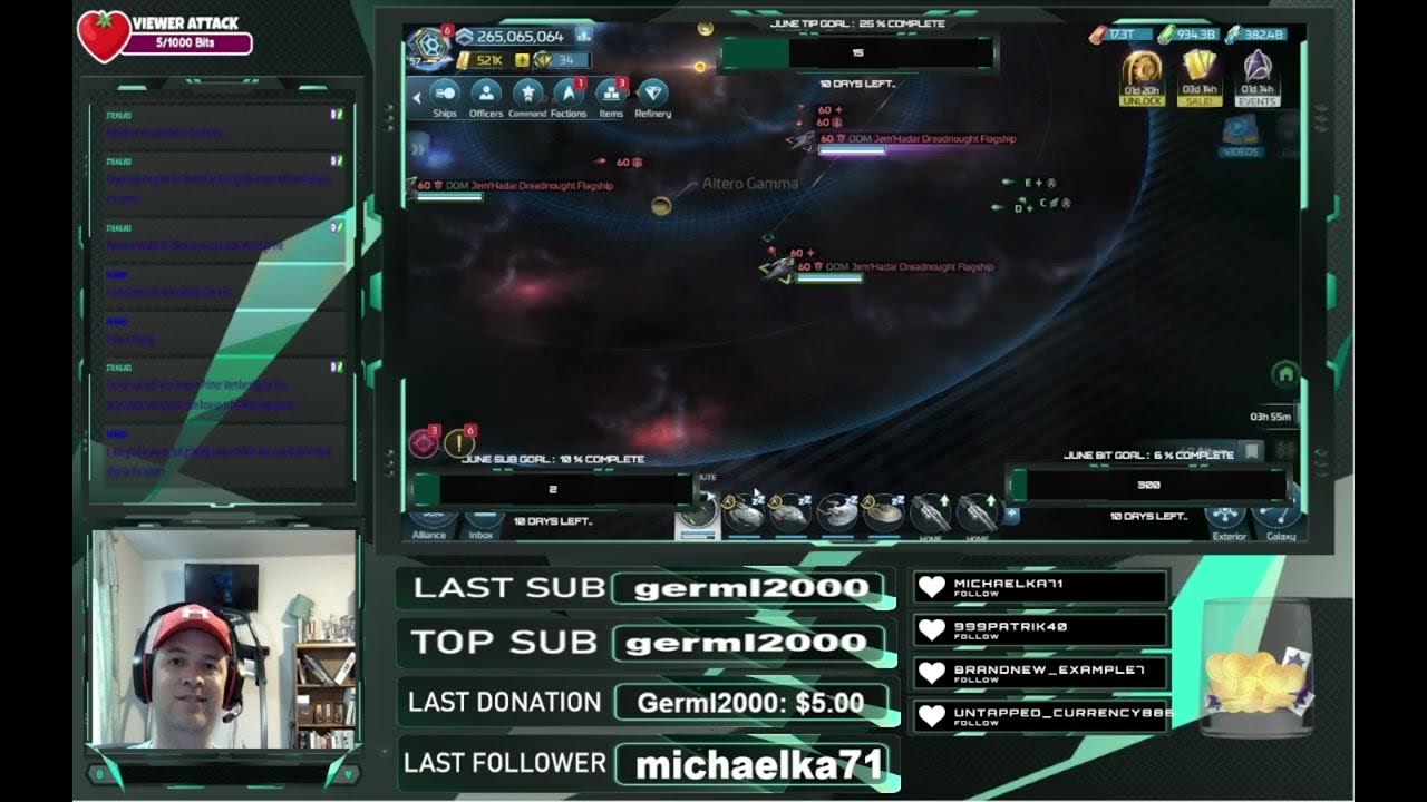 STFC - June 20 2024 Stream | Jem'Hadar Armadas Solos With Loot Crew - YouTube