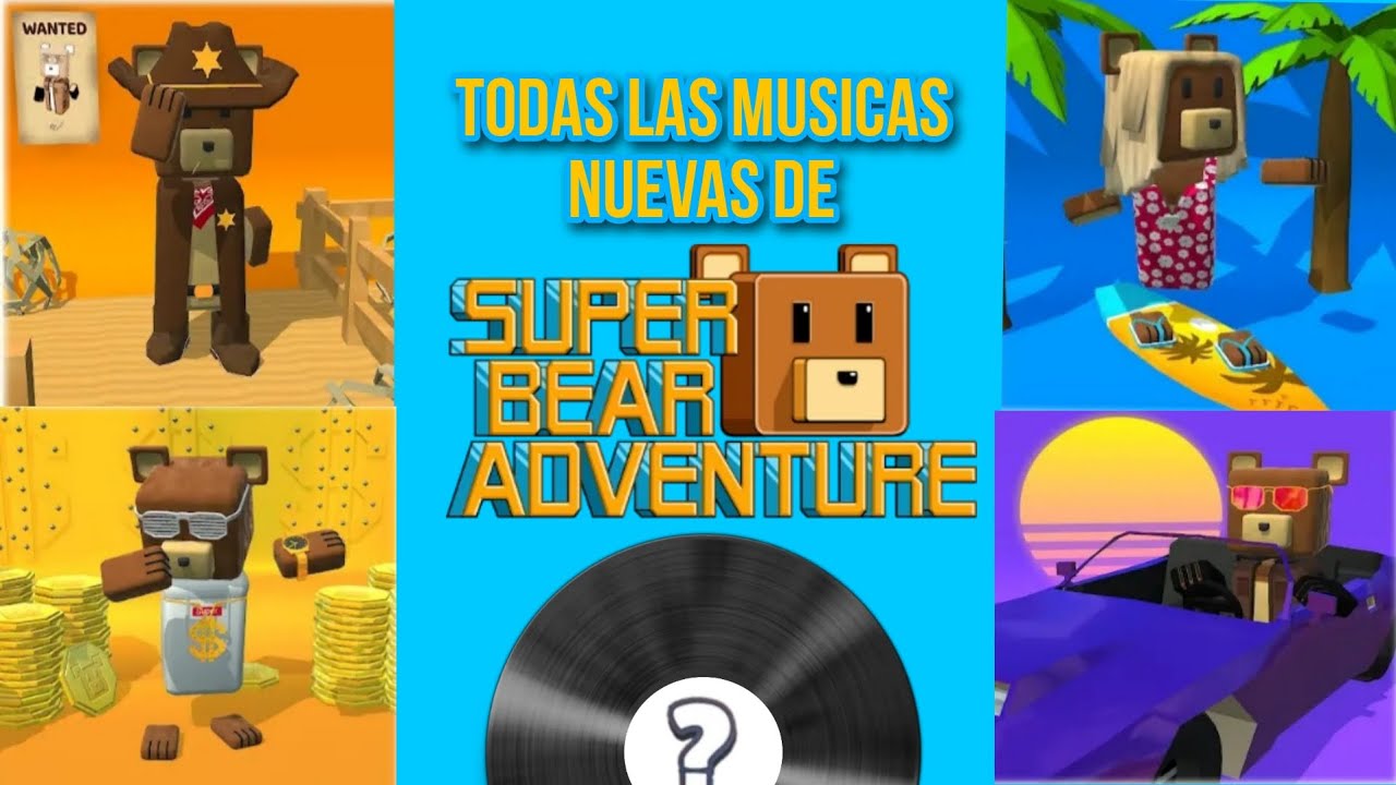 Todas las musicas nuevas de Super bear adventure🥳🐻💿🎶 #2024 # ...