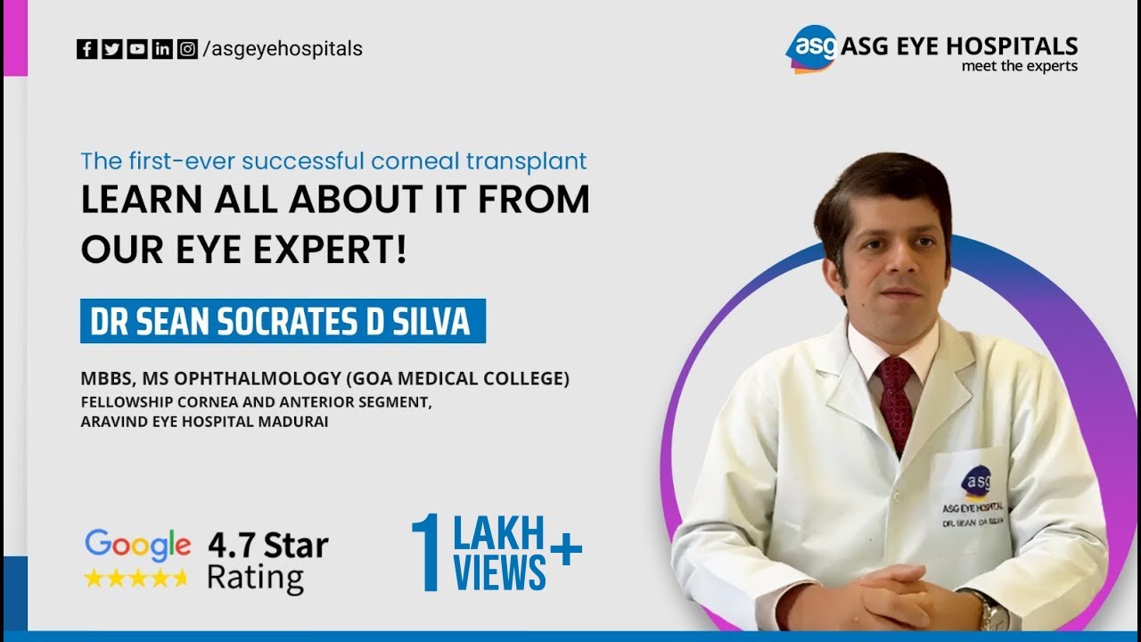 Successful Cornea Transplant in ASG Eye Hospital Goa | ASG Eye ...