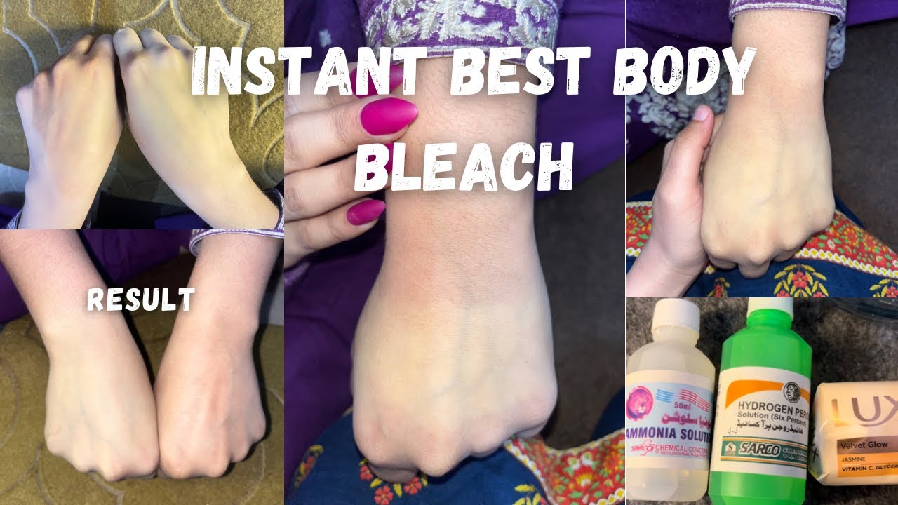 Full body bleach instant results 100% Guaranteed !!!! - YouTube