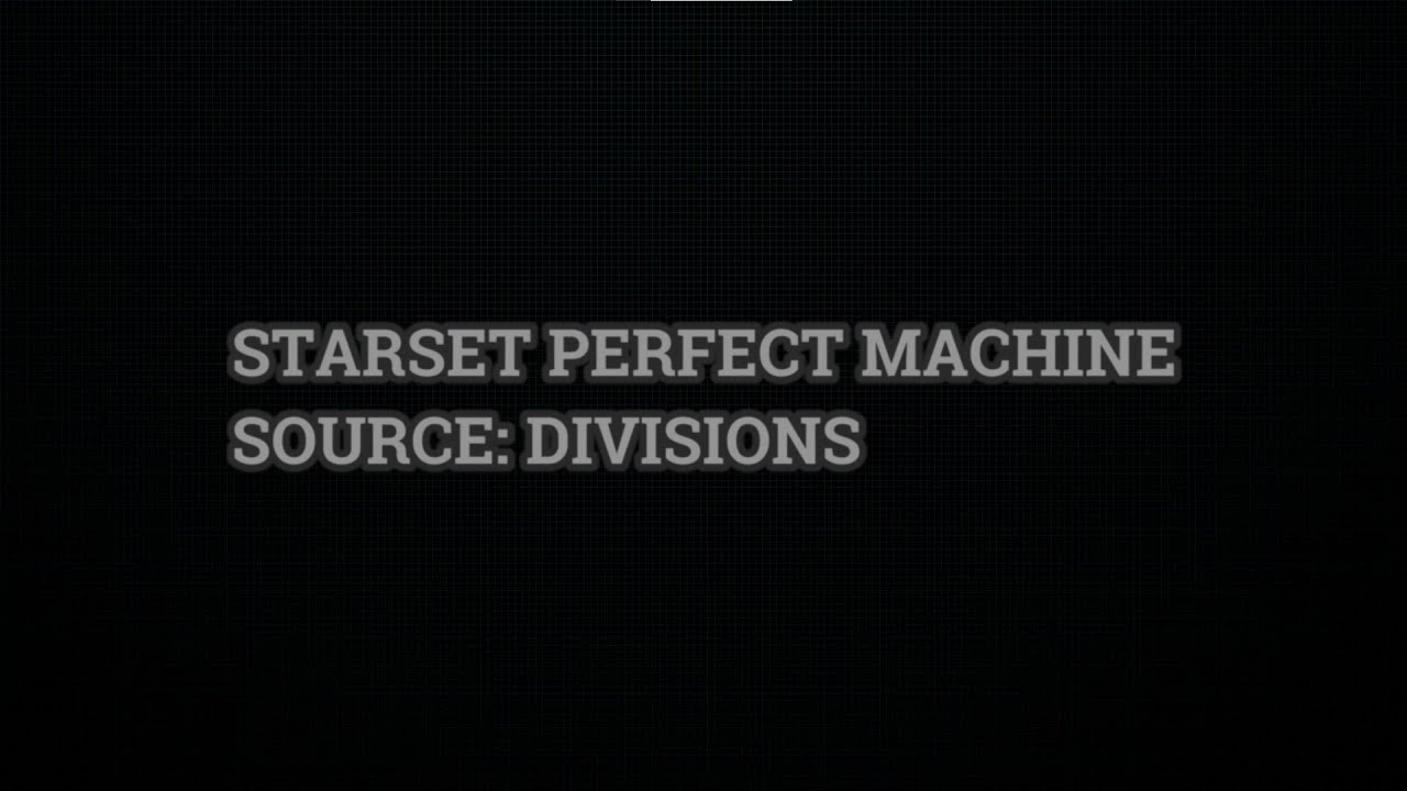 Starset - PERFECT MACHINE (lyric video) - YouTube
