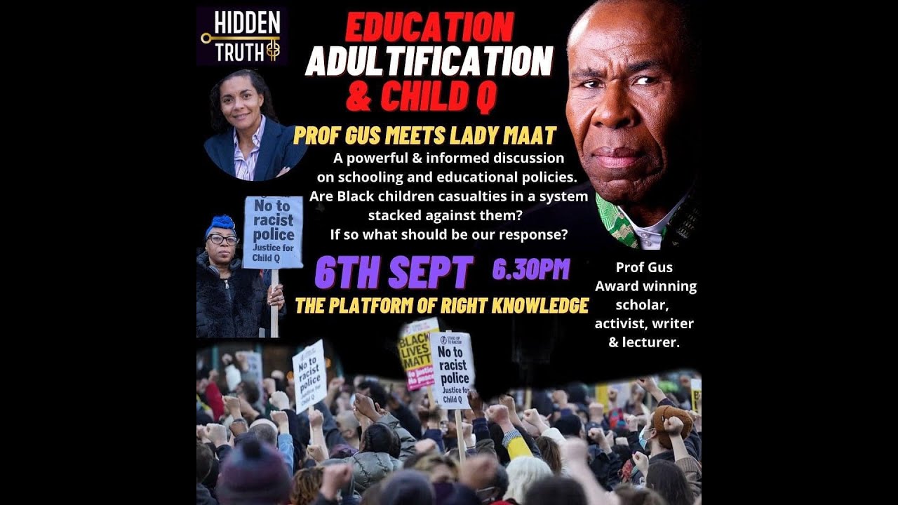 PROF GUS JOHN- EDUCATION & THE BLACK COMMUNITY - YouTube