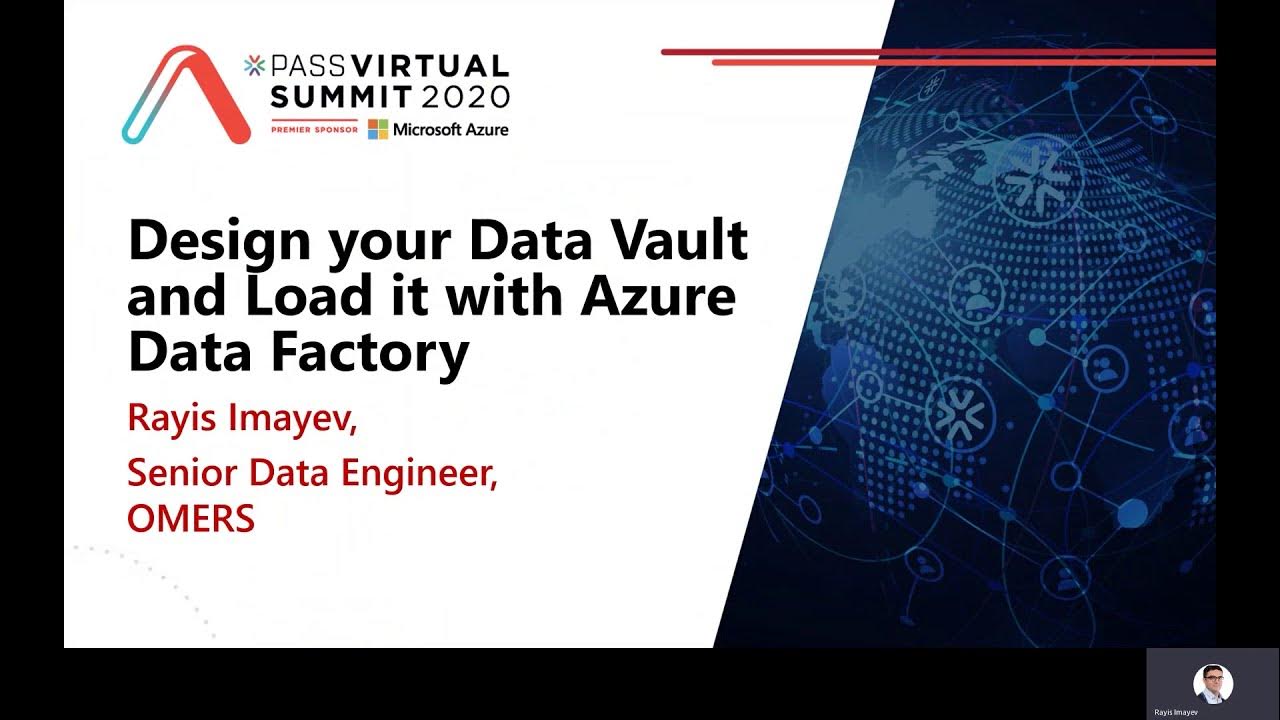 Design your Data Vault and Load it with Azure Data Factory - Rayis Imayev - YouTube