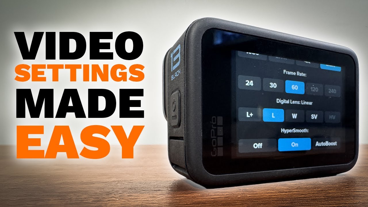 GoPro Hero 13 Video Settings Made Easy - YouTube