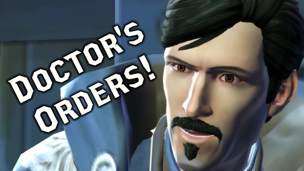 SWTOR Dark Side Jedi Knight - First Conversation with Doc on the Ship ...