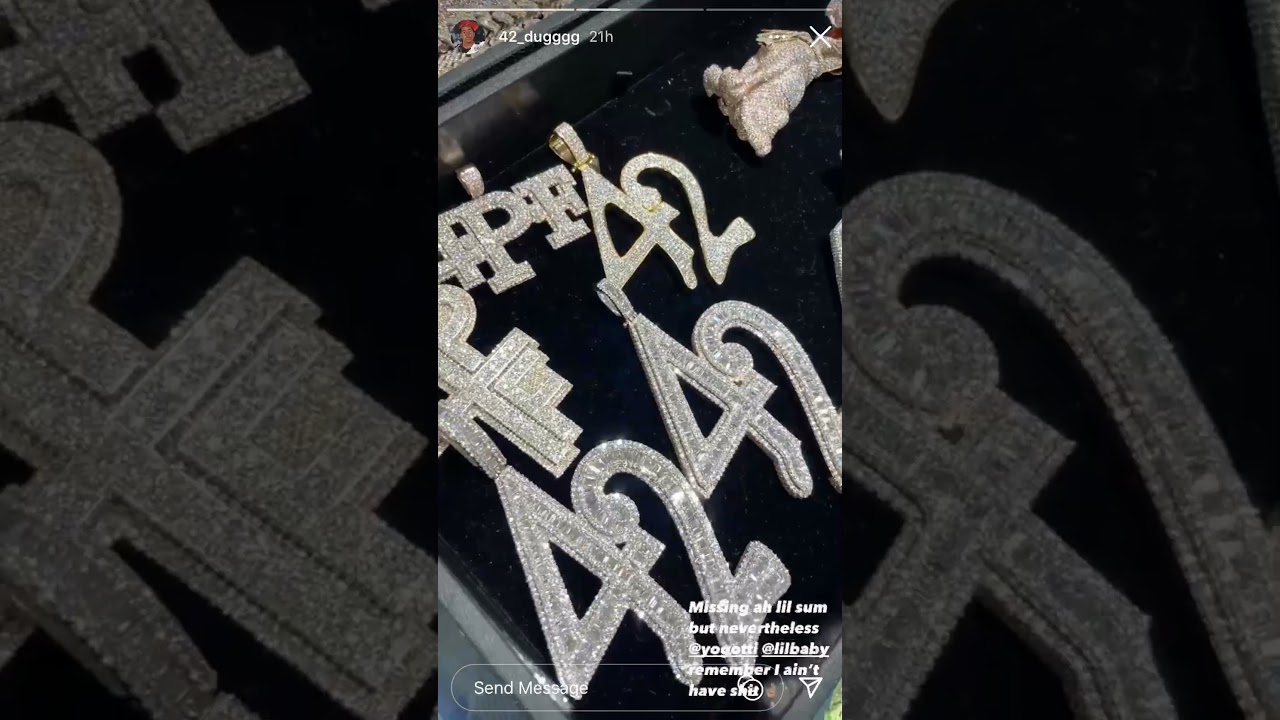 42 Dugg buys Lil Baby & Yo Gotti new flawless 4pf + 42 chains & Rolex’s ...