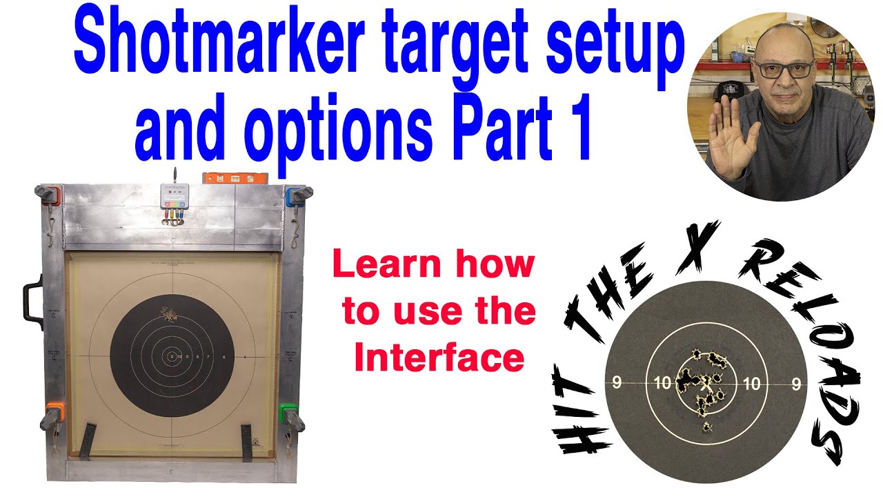 Shotmarker target setup and options Part 1 - YouTube