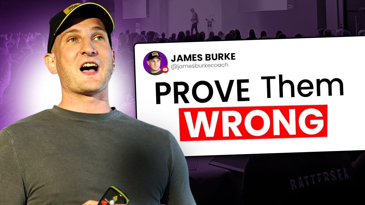 When Life Knocked Me Down, I Got Back Up Stronger - Motivational Speech By James Burke - YouTube