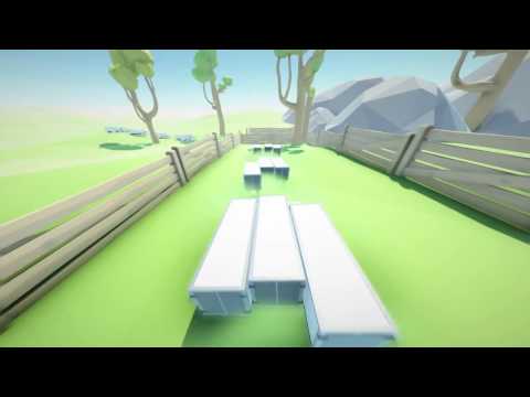 Clustertruck Walkthrough: Forest World 2 Level 2 (2:2)