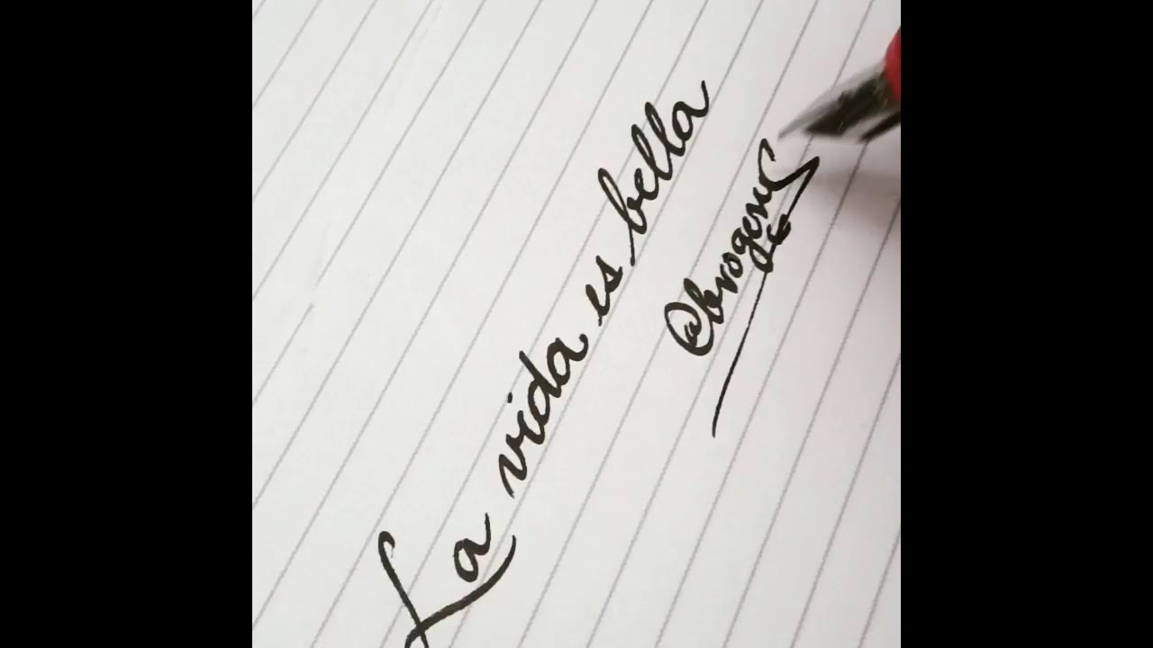 La Vida En Letra Cursiva Abecedario En Cursiva Material Educativo Y