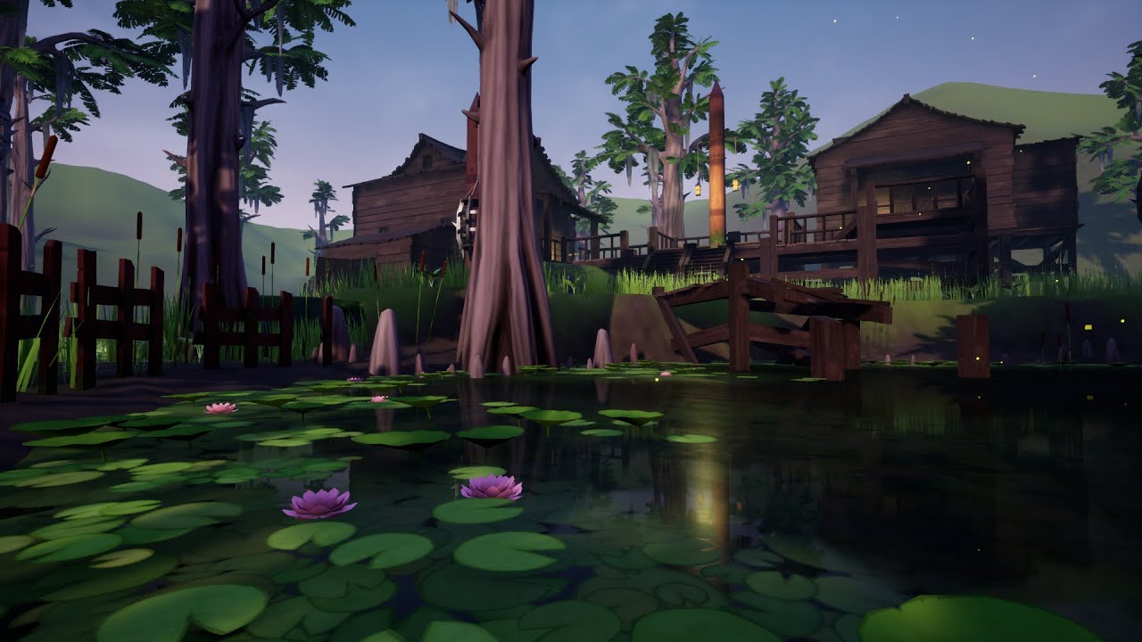 Cypress Swamp - Stylized Unreal Engine Environment - YouTube