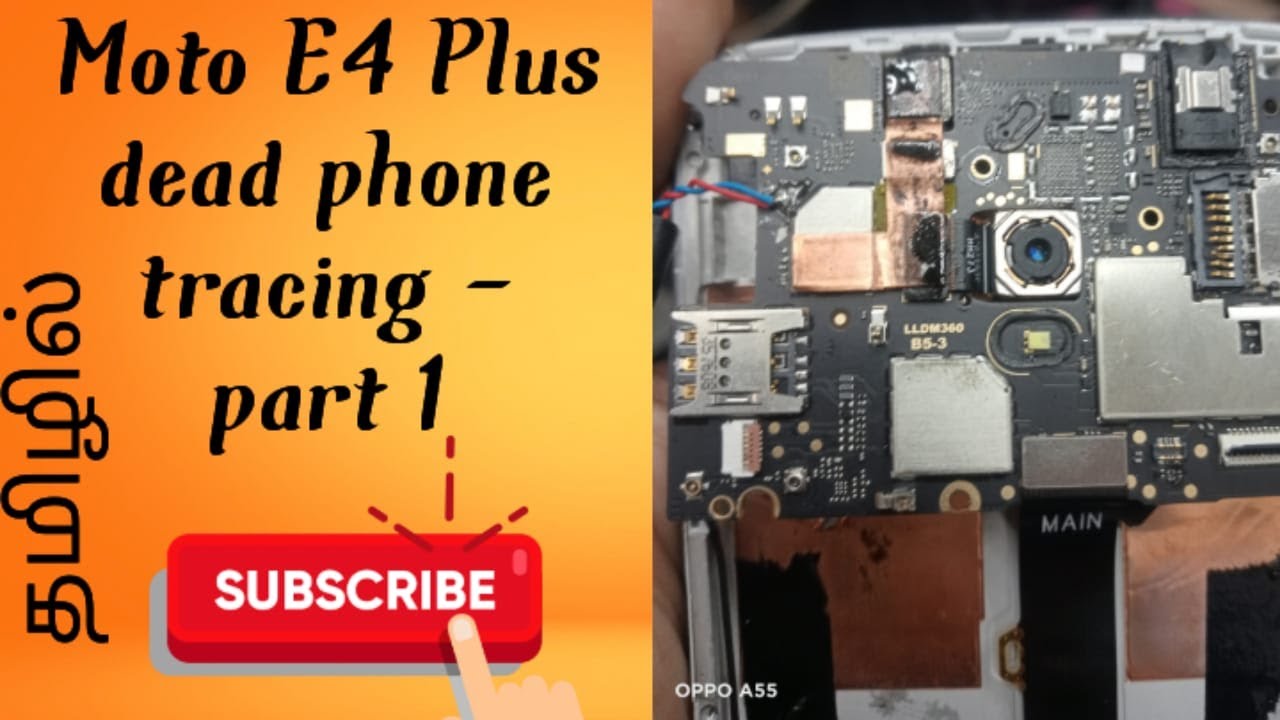 MOTO E4 PLUS DEAD PHONE TRACING STEP BY STEP DIAGNOSIS -PART1 - YouTube