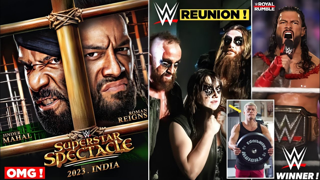 WHATT ! Roman Reigns vs Jinder Mahal IN INDIA SHOW | Roman Wins Royal ...