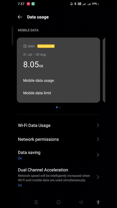 mobile data use limit on // how to on mobile data #smartphone #shortsvideo - YouTube