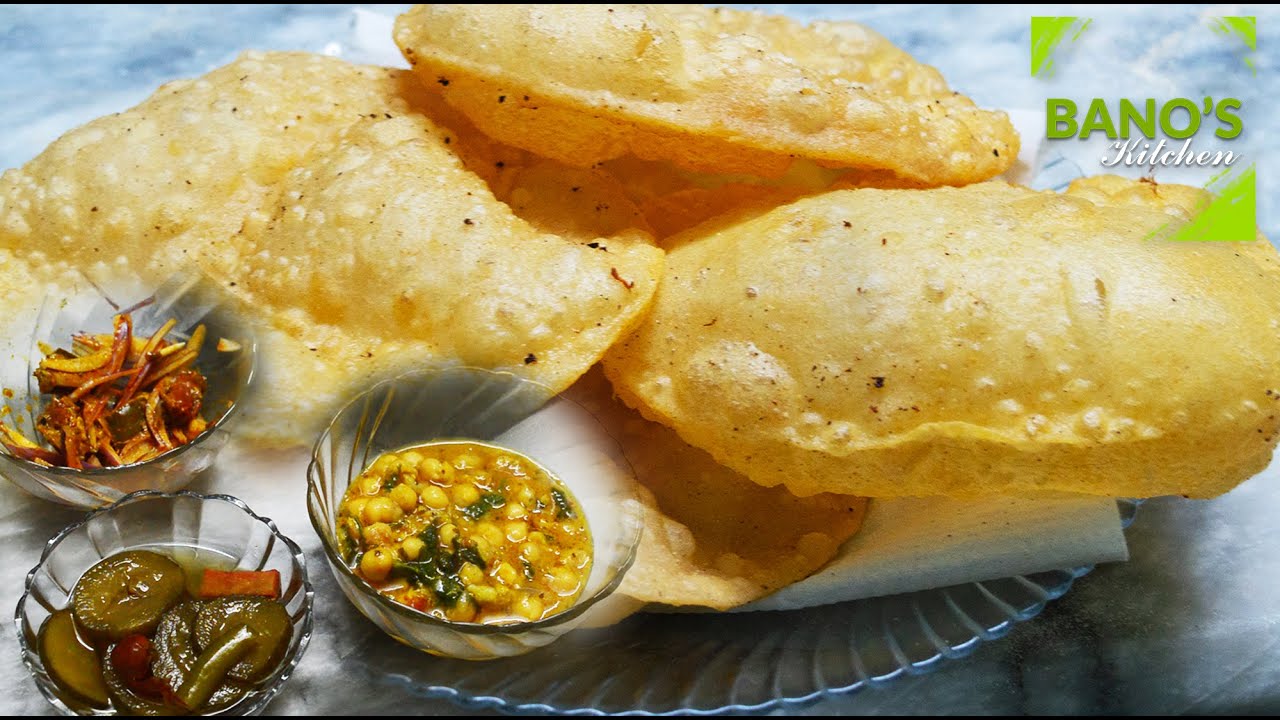 Poori Recipe | Soft Puffy and Round Puri Recipe | Puri Chana Recipe ...